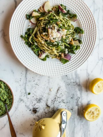 ‘Chewy’ Pasta with Succulent Arugula Pesto & Baby Turnips – Vegetarian ...