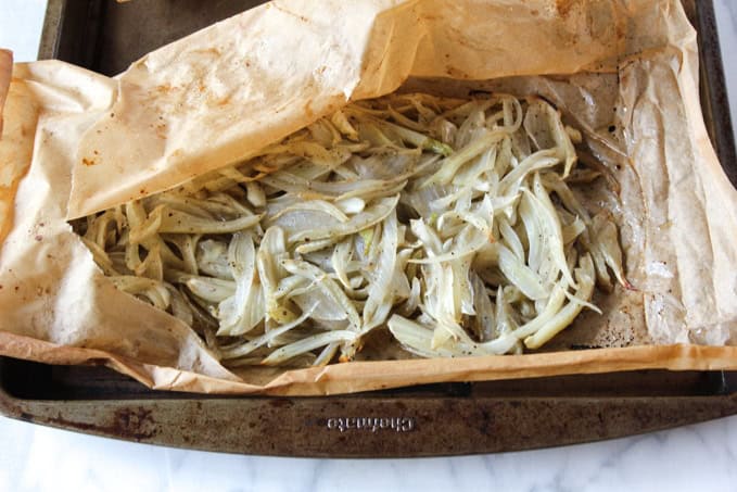 Roasted Vegetables Baked In Parchment (Fennel & Onion) – Vegetarian ...