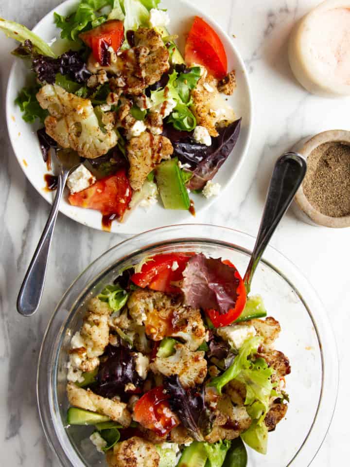 Simple Balanced Green Salad – Vegetarian Recipes for Mindful Cooking